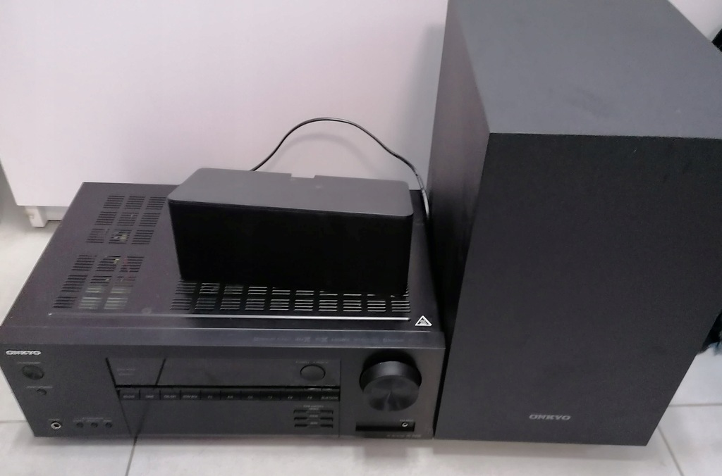 Amplituner Onkyo HT-R398 + Amplituner + Subwoofer - 13469062144 - oficjalne archiwum Allegro