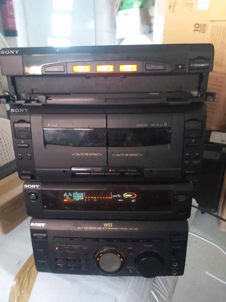 Wieża Segmentowa stereo Sony MHC-W55 moc 2x50W - 14440313029 ...