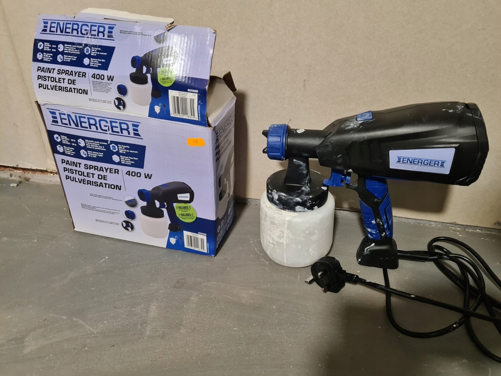 Pistolet natryskowy ENERGER - 12703627964 - oficjalne archiwum Allegro