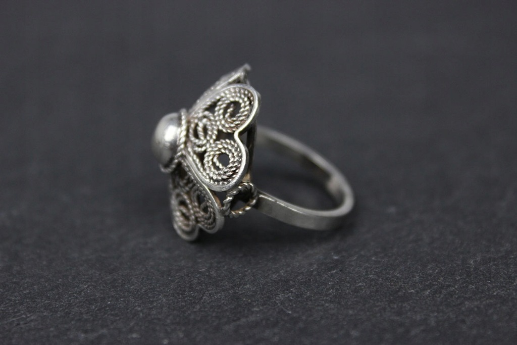 FILIGRANOWY PIERŚCIONEK SREBRO IMAGO ARTIS - 12737142253 - oficjalne ...