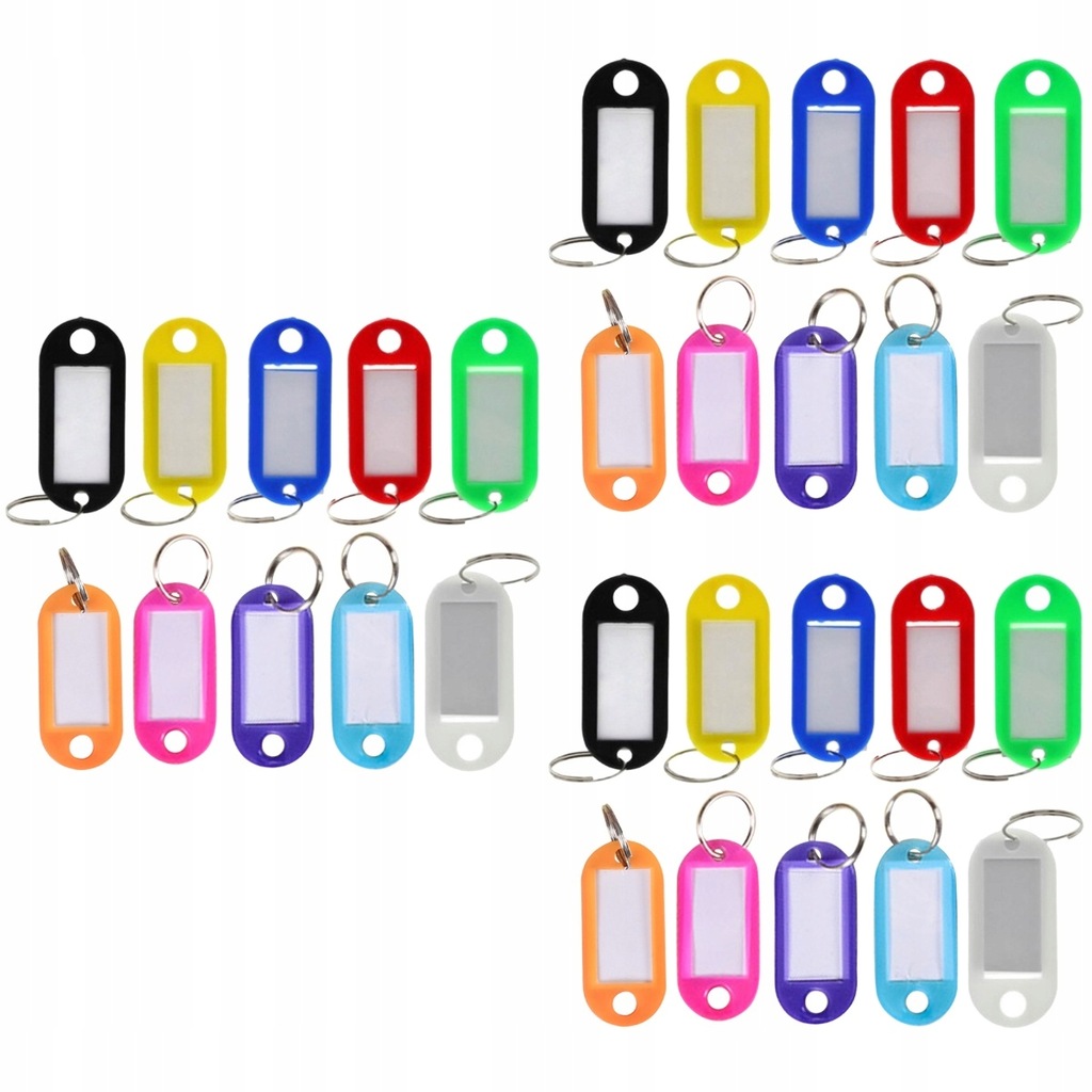150 Pcs PP Plastic Key Tags Colorful Key Labels - 13317569026 ...
