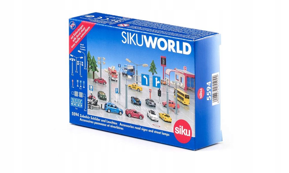 Siku World 5594 Znaki Drogowe Latarnie Zestaw - 13493660274 - oficjalne archiwum Allegro