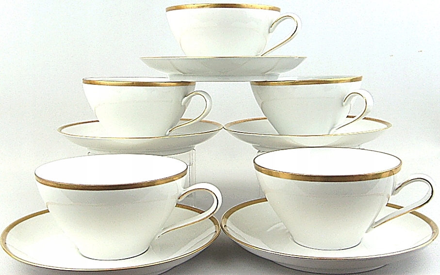 # FILIŻANKI ze SPODKAMI - 4 kp. - KAHLA, 1957 - 64 - 14988258622 - oficjalne archiwum Allegro