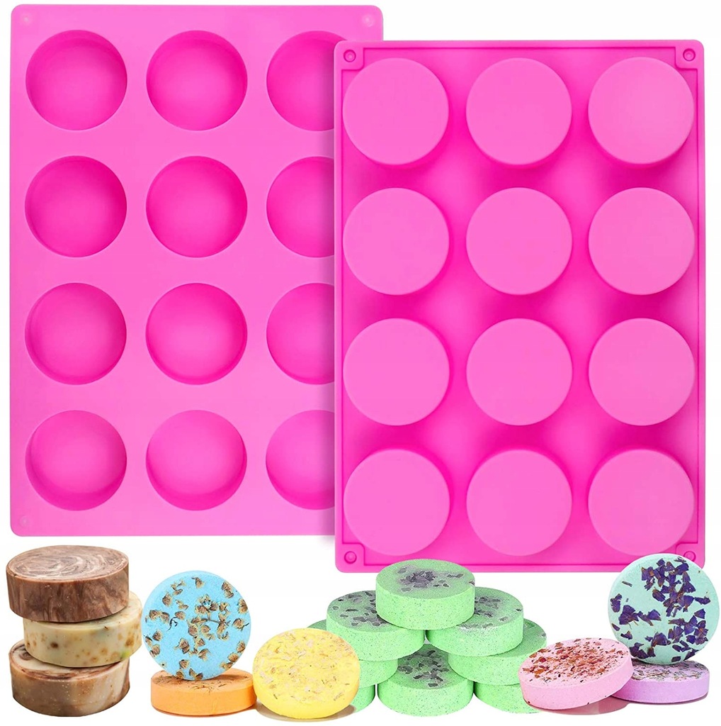 Forma Silikonowa Na Mydełka 12x Cylinder MF-095 - 11070729129 ...