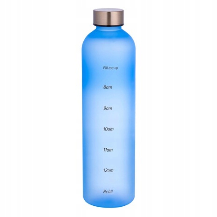 Bidon BUTELKA NA WODĘ Z MIARKĄ MOTYWACYJNĄ 1 litr - 13844142754 ...