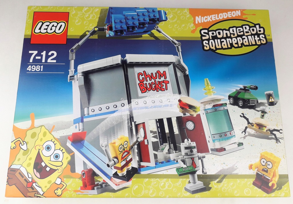 Lego Spongebob 4981 The Chum Bucket NOWY - 10430767077 - oficjalne ...