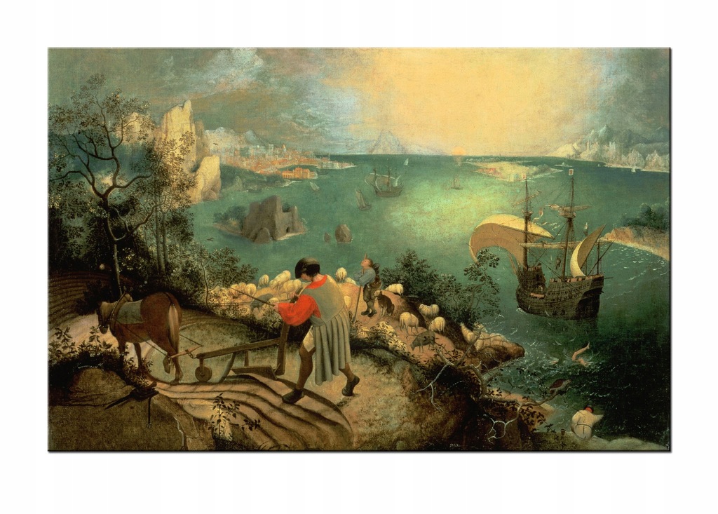 Upadek Ikara - Bruegel starszy reprodukcja obraz - 7516811661 ...