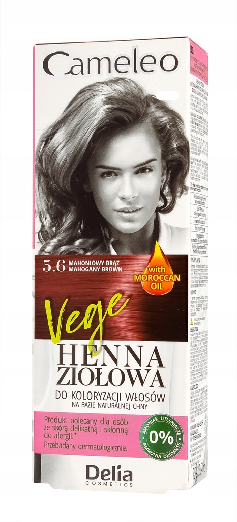 DELIA CAMELEO HENNA ZIOŁOWA 5.6 MAHONIOWY 04_24 - 15158333835 ...
