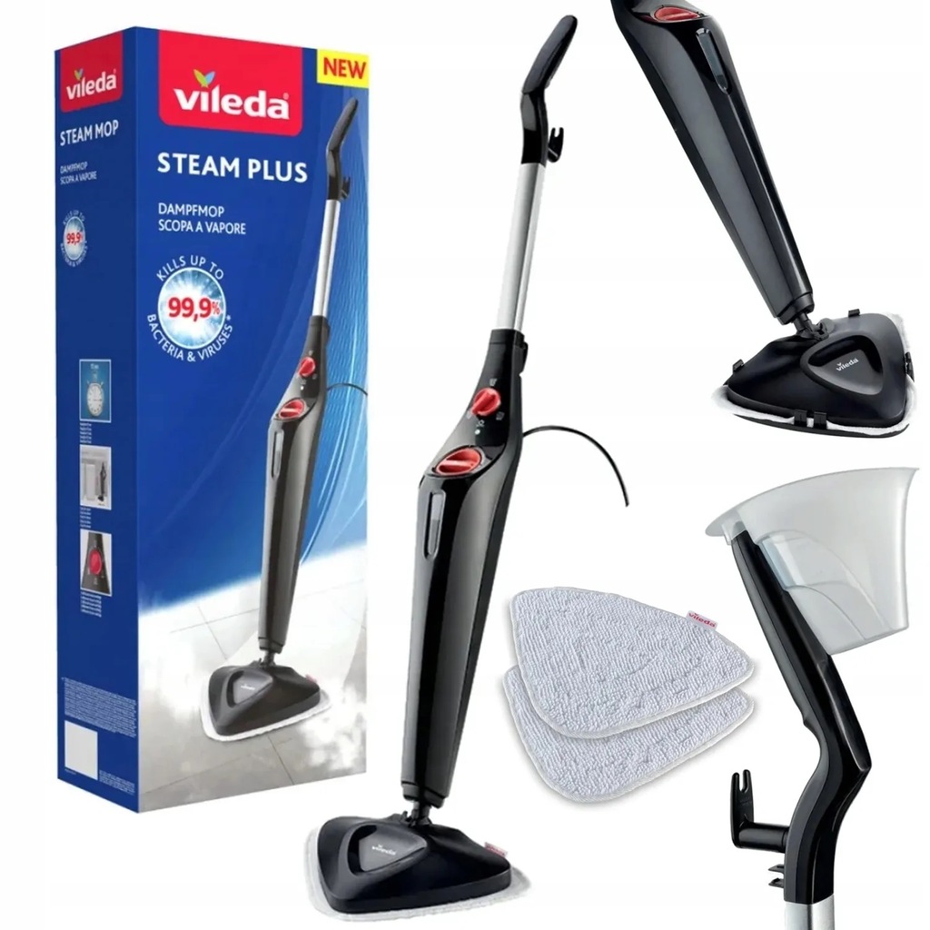 MOP PAROWY VILEDA STREAM PLUS STEAM 1550 W 400ml - 14316191904 ...