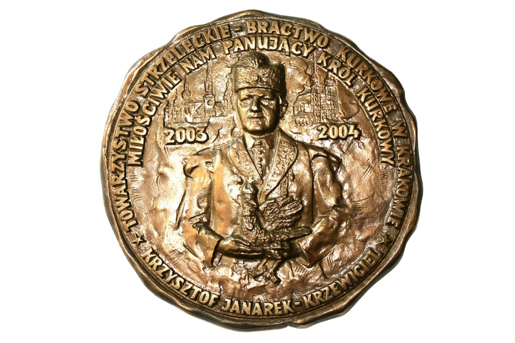 medal KRÓL KURKOWY Krzysztof Janarek - Krzewiciel - 7374219935 ...