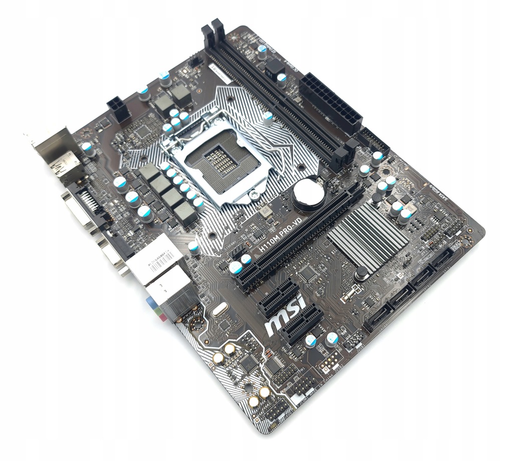 Płyta główna MSI H110M PRO-VD Micro ATX LGA1151 - 13463541462 - oficjalne archiwum Allegro