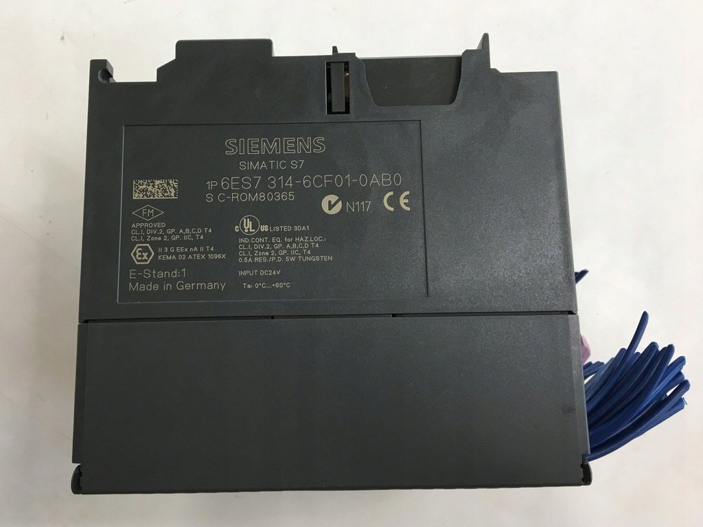 SIEMENS SIMATIC CPU 314C 2DP 6ES7314-6CF01-0AB0 - 7996827009 ...
