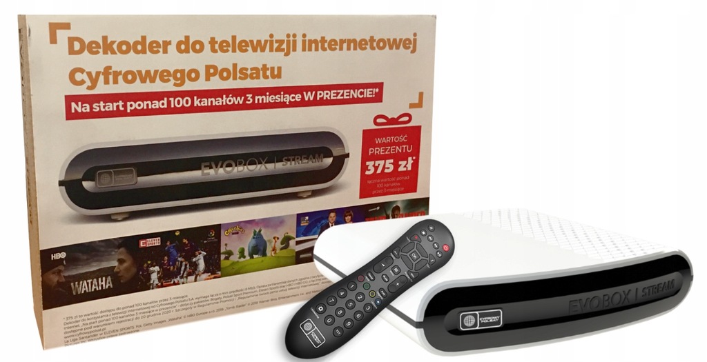 OUTLET Dekoder CYFROWY POLSAT Evobox DVBT WIFi - 10899839527 - oficjalne archiwum Allegro