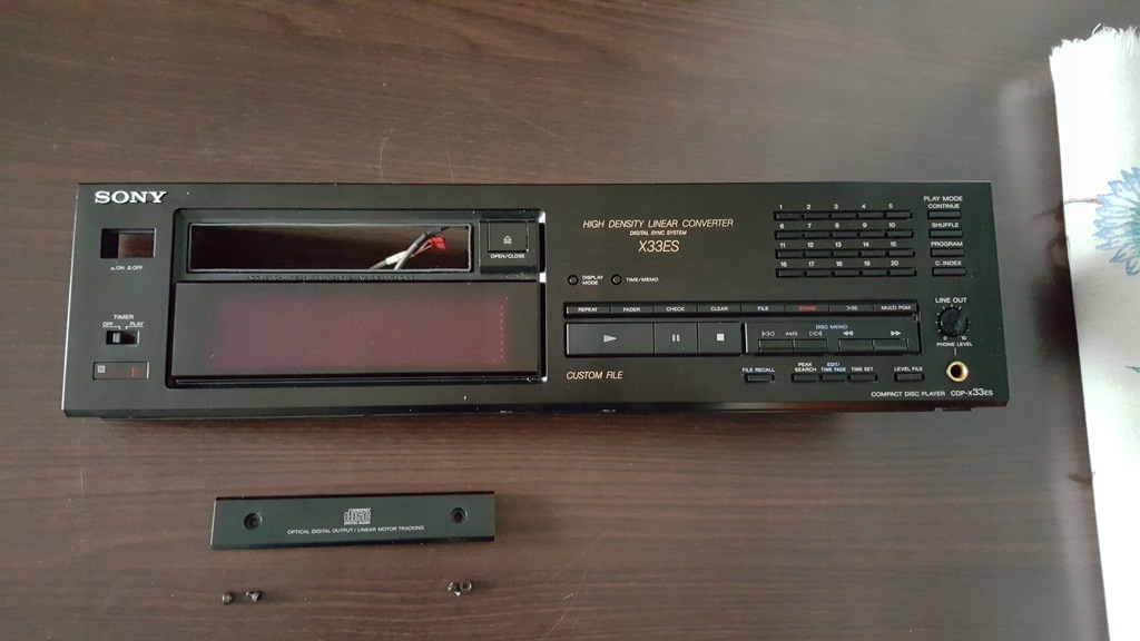 Front panel Sony cdp x33es Sprawdź!!! - 13110634216 - oficjalne ...