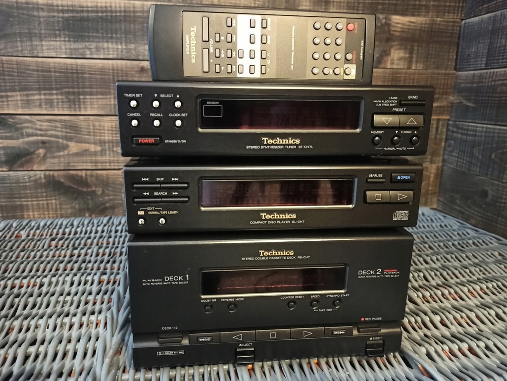 444. WIEŻA TECHNICS SL-CH7 Z PILOTEM - 13352794275 - oficjalne archiwum ...