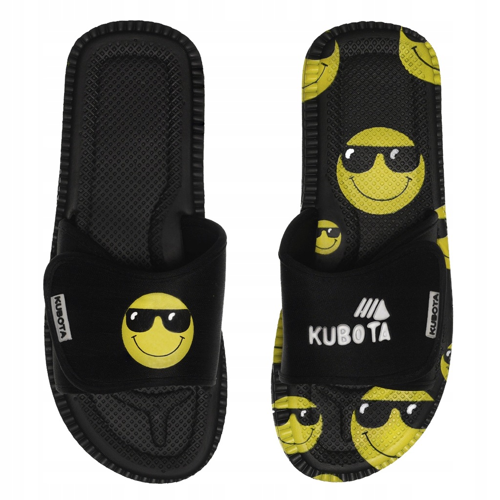 KLAPKI DAMSKIE KUBOTA RZEP Emotka 44 plażowe - 11543596905 - oficjalne ...