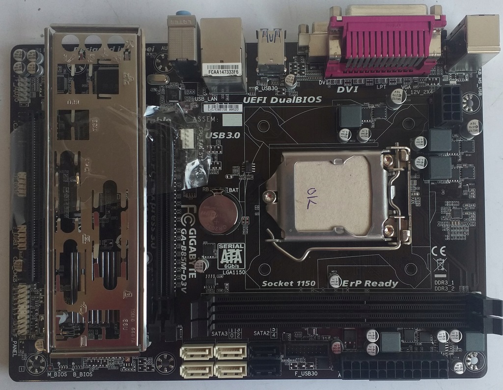 Płyta główna Gigabyte GA-B85M-D3V - 13547623137 - oficjalne archiwum ...