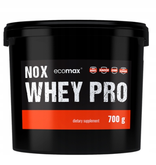 ECOMAX NOX WHEY PRO 700g BIAŁKO WPC WPH KREATYNA - 12706301868 - oficjalne archiwum Allegro