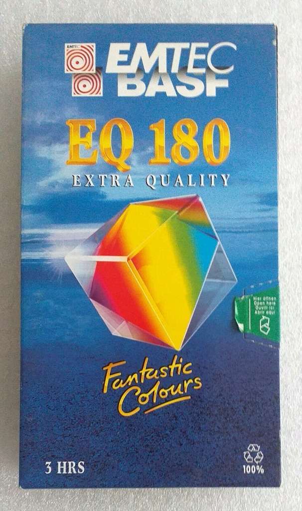 EMTEC / BASF EQ 180 Chrome - kaseta VHS - 13712039396 - oficjalne ...