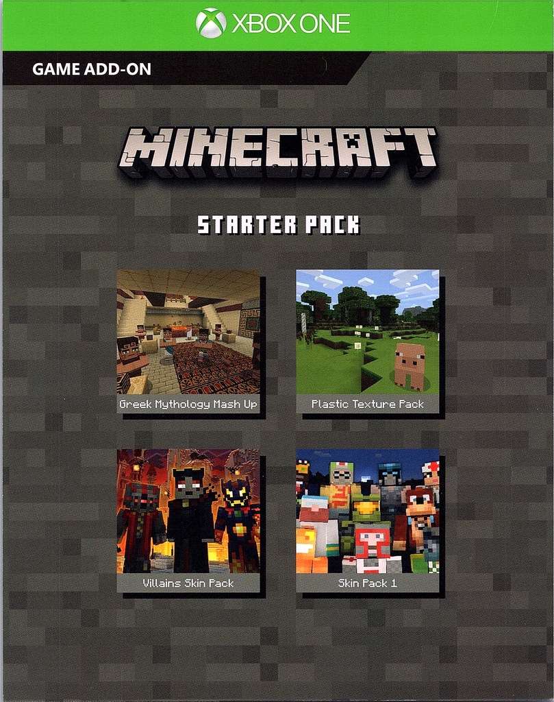 DODATEK DLC Minecraft STARTER PACK Pakiet startowy - 8311022629 ...