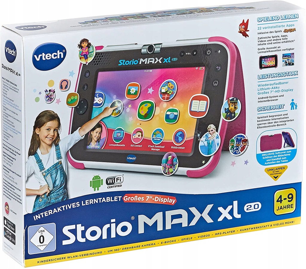 TABLET DLA DZIECI VTECH Storio MAX XL 2.0 FRANCUSK - 11539156477 ...