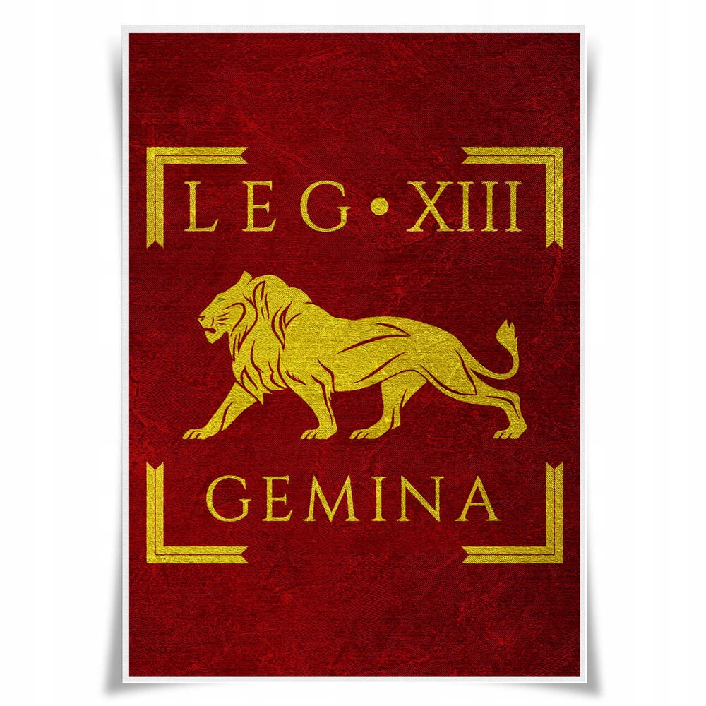 LEGIO XIII GEMINA Roman Legion Banner A3 Plakat Fl - 13572081376 ...
