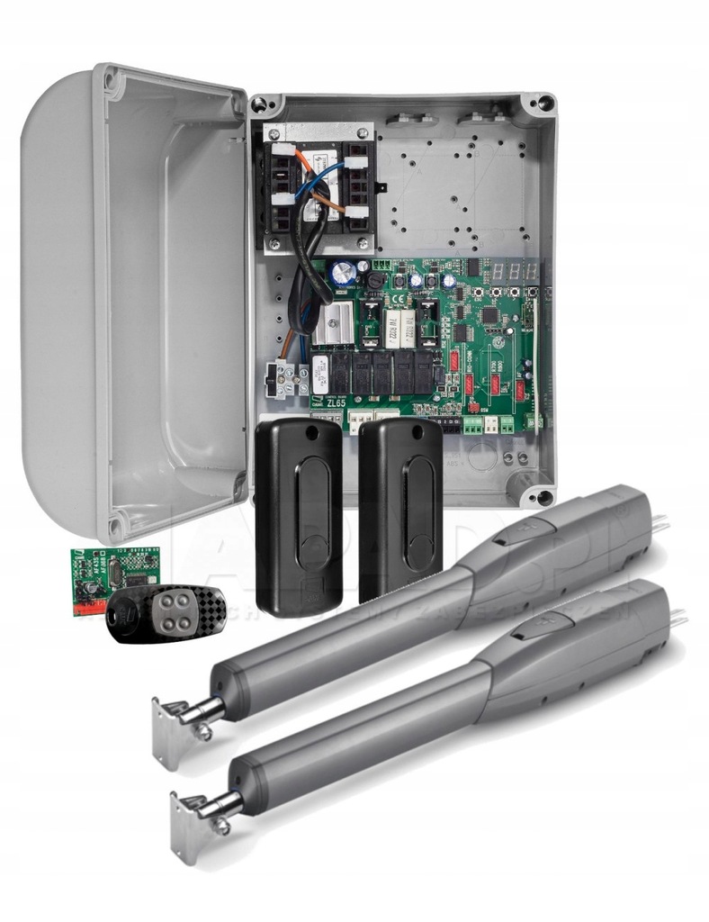 Zestaw automatyki do bramy dwuskrzydłowej ATS SAFE - 12677481995 - oficjalne archiwum Allegro