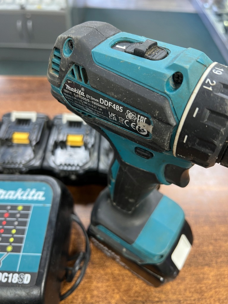 Wkrętarka akumulatorowe Makita DDF485 18 V - 12686609228 - oficjalne ...