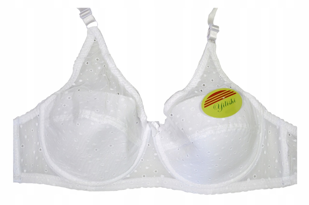 duży biały biustonosz stanik 50/115 E _ 95106 - 14192357232 - oficjalne archiwum Allegro