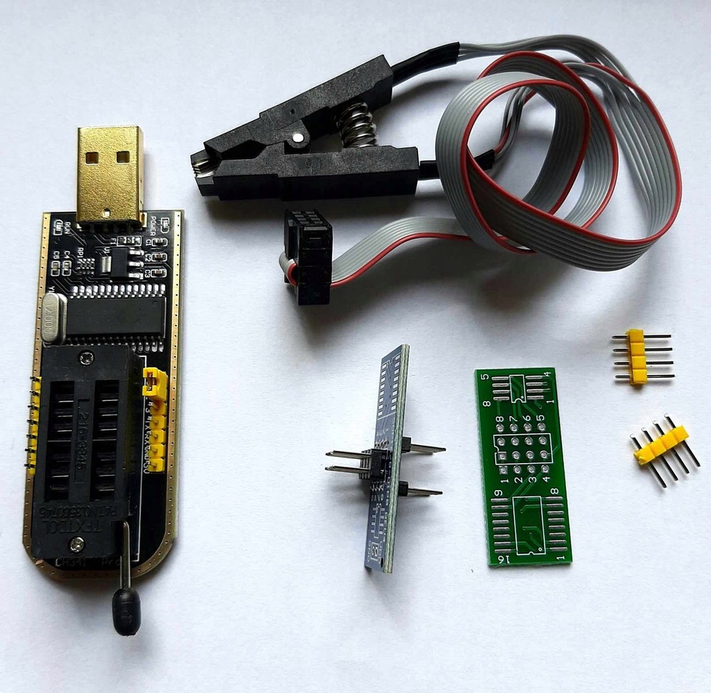 Programator pamięci EEPROM FLASHER CH341 na CH341B - 13907671052 - oficjalne archiwum Allegro