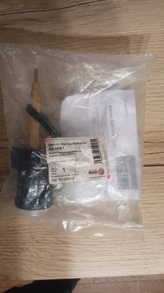 Adapter Centralny Euro Fronius Binzel- 226.D035.1 - 12851287095 ...