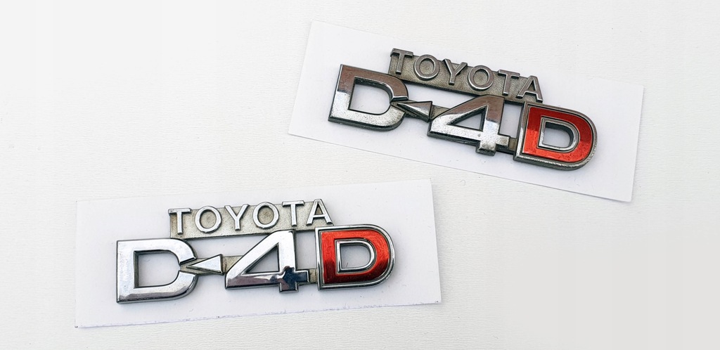 Toyota D-4D D4D emblemat znaczek logo - 13110034562 - oficjalne ...