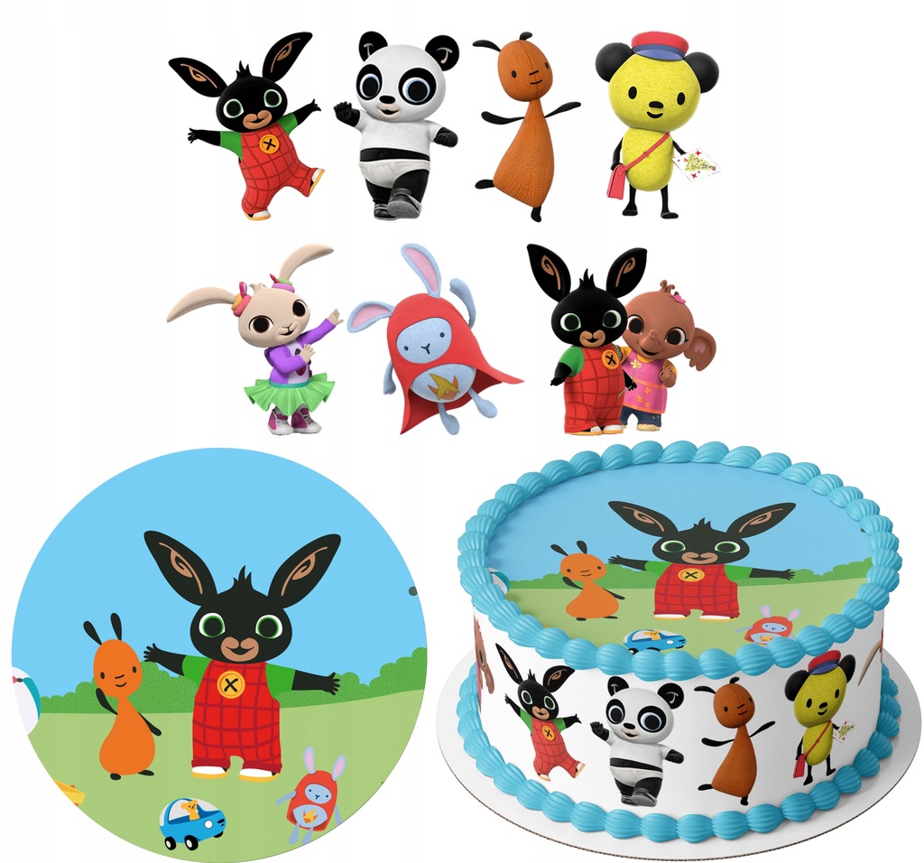 Купить Обертка для торта + НАБОР персонажей Bing Rabbit: отзывы, фото и ...