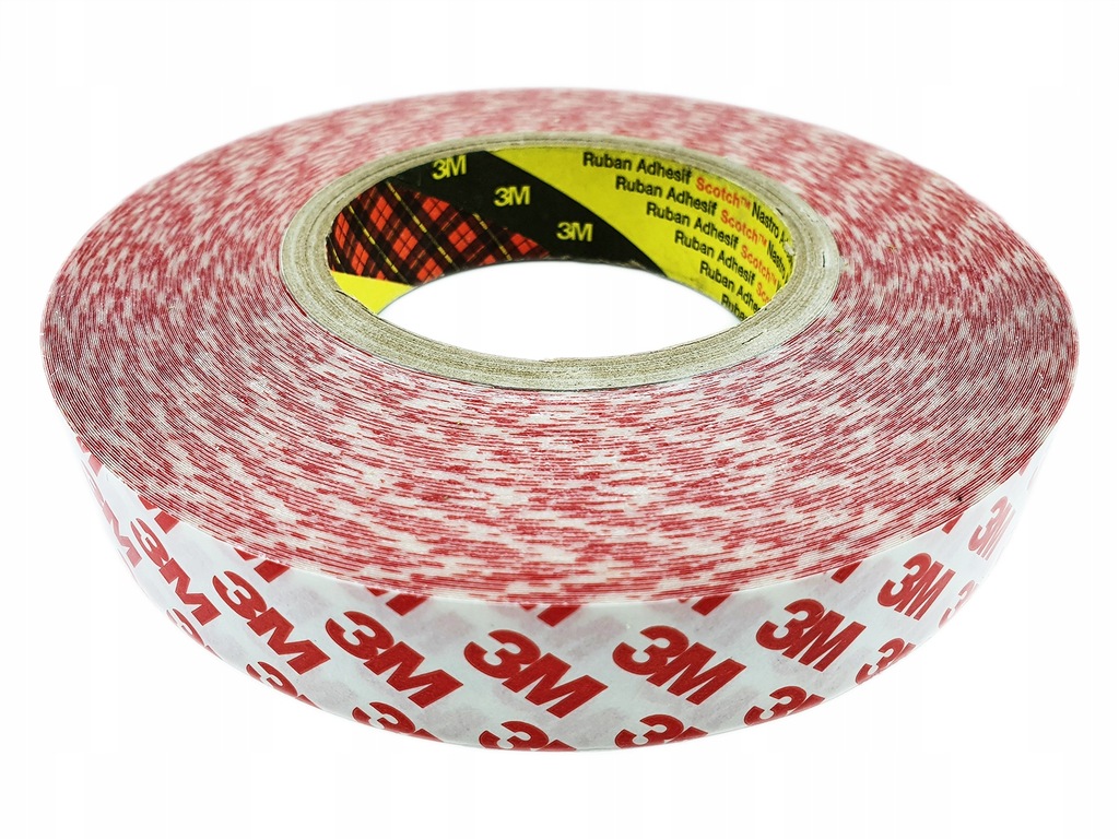 Taśma dwustronna 3M mocna montażowa - 25 mm x 50 m - 12556907518 - oficjalne archiwum Allegro