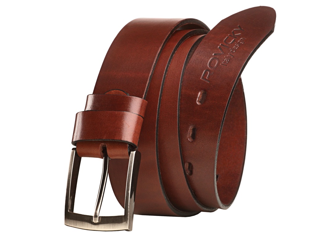 POLSKI GRUBY PASEK MĘSKI SKÓRZANY SKÓRA LICOWA - 7210881805 - oficjalne ...