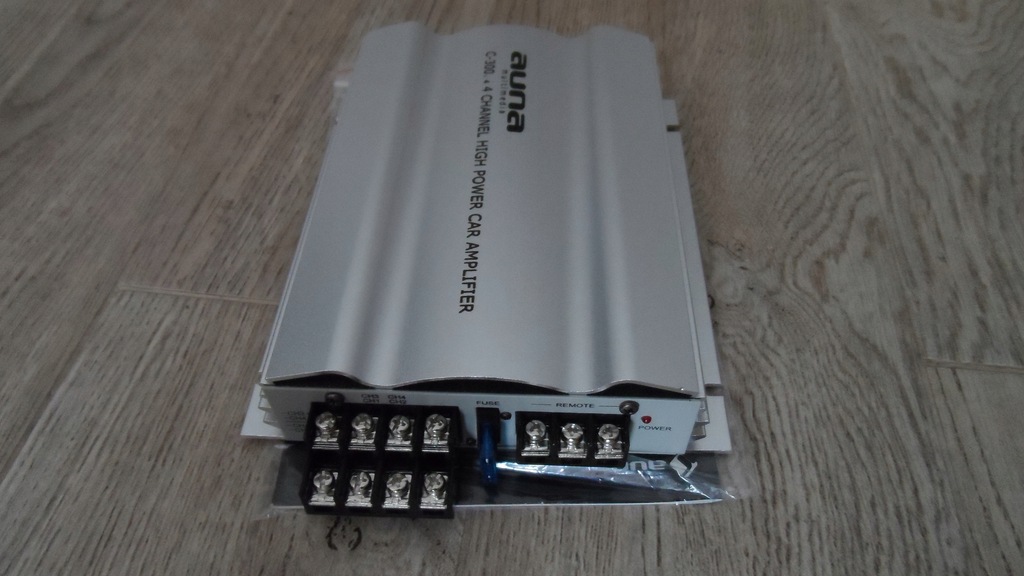 AUNA C300.4 4 KANAŁOWY WZMACNIACZ SAMOCHODOWY - 8424405653 - oficjalne archiwum Allegro