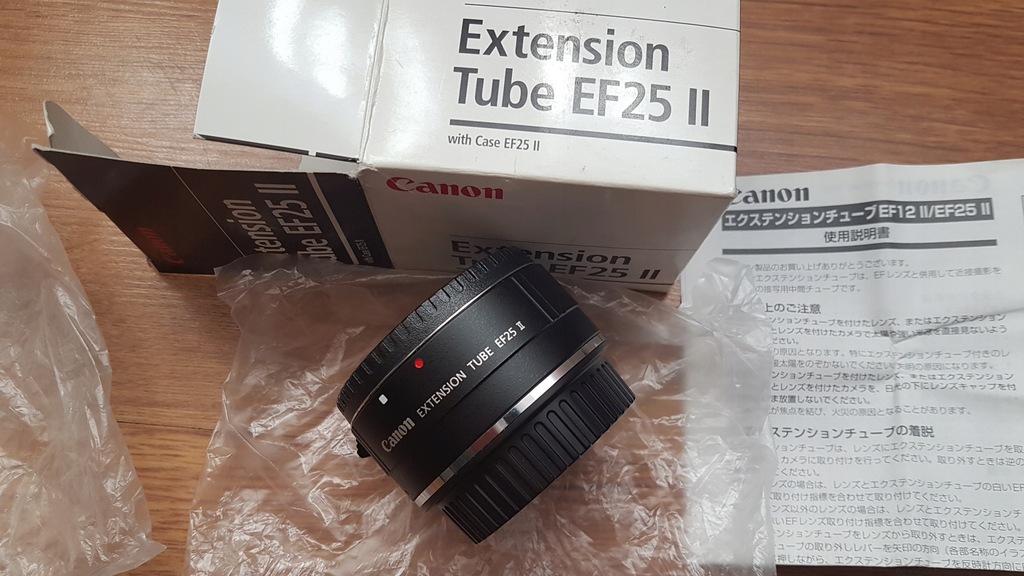 Canon EXTENSION TUBE EF 25 II Jak nowy - 12308969729 - oficjalne ...
