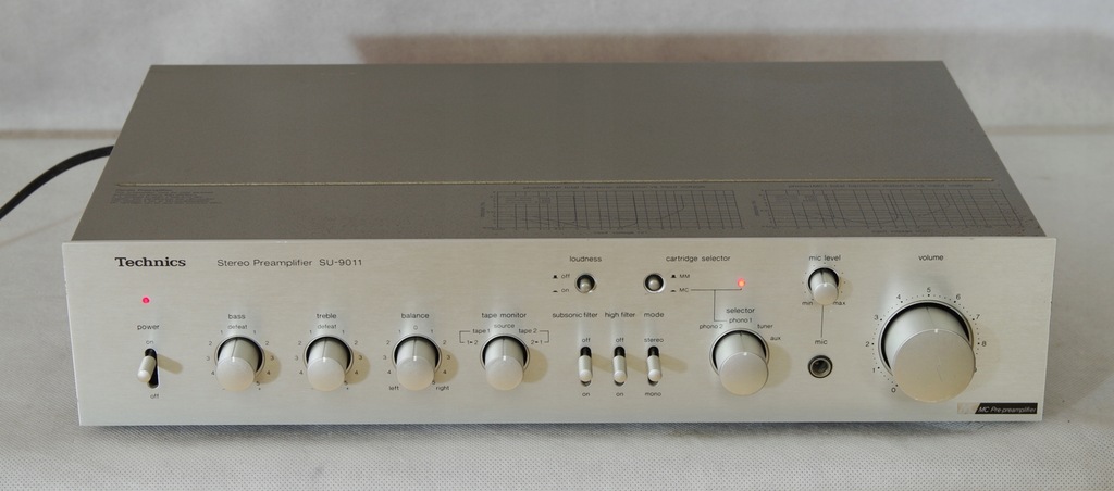 Technics SU-9011, przedwzmacniacz, preamp. - 9186771996 - oficjalne archiwum Allegro