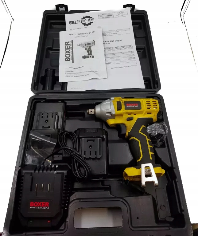 KLUCZ UDAROWY BOXER SR-022 KOMPLET - 14369998836 - oficjalne archiwum Allegro