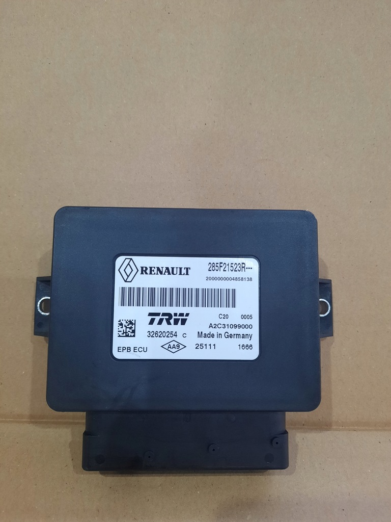 MODUŁ HAMULCA RĘCZNEGO RENAULT SCENIC III MEGANE III 285F21523R - 14886299583 - oficjalne ...