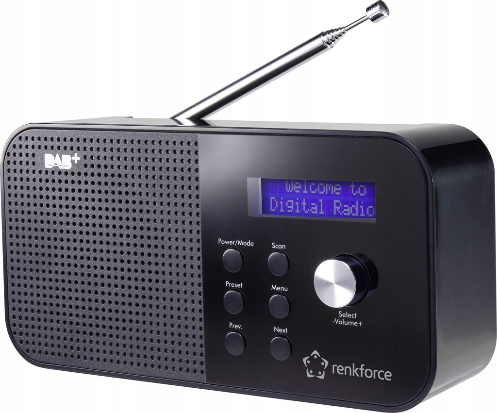 RADIO RENKFORCE FM DAB+, 2w1 WYŚWIETLACZ LCD - 7534010679 - oficjalne ...