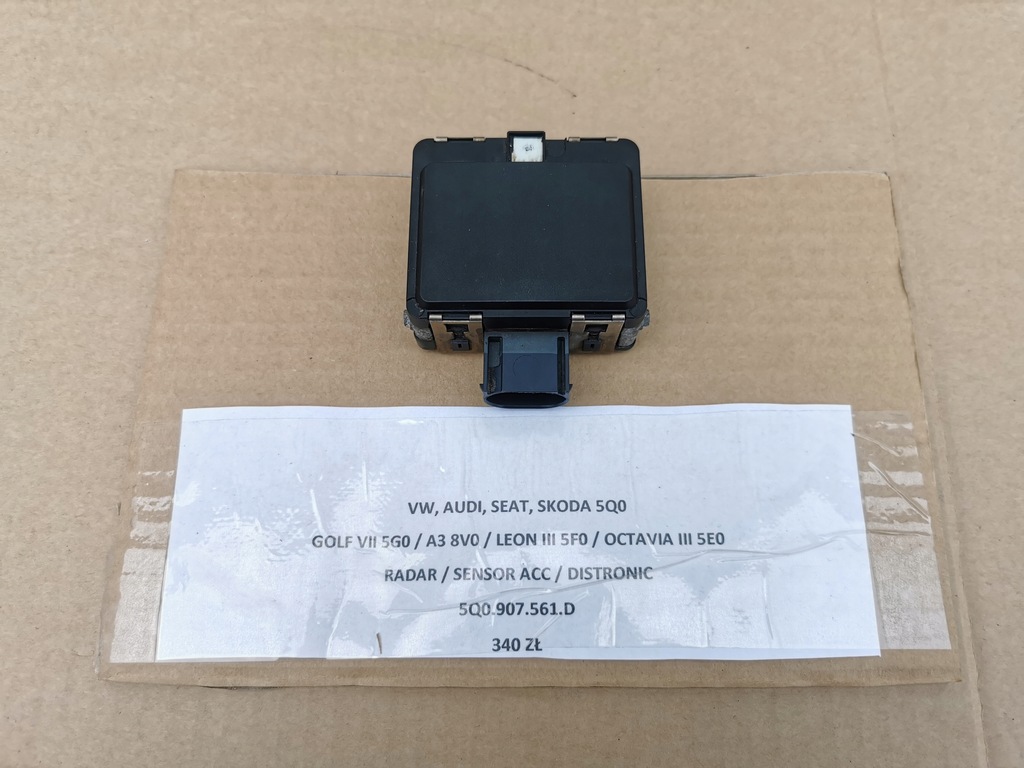VW AUDI SEAT SKODA 5Q0 GOLF VII A3 8V0 LEON III OCTAVIA III RADAR ...