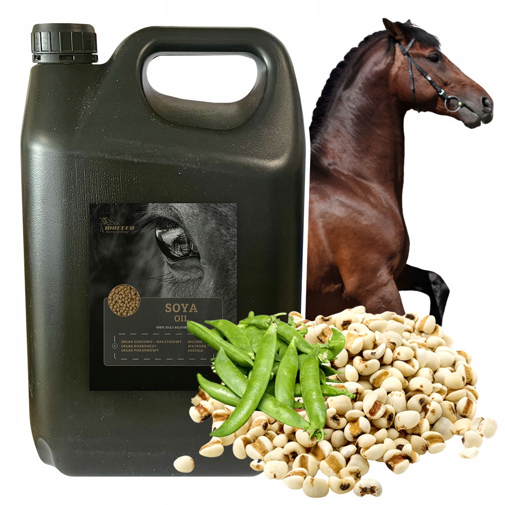 Olej sojowy dla koni BIOFEED Soya Oil 4,5 l - 13065547397 - oficjalne ...
