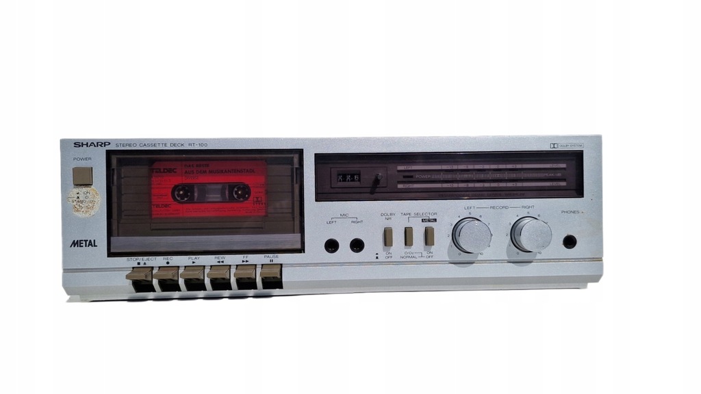 magnetofon Sharp RT 100 casette deck - 14339898915 - oficjalne archiwum ...