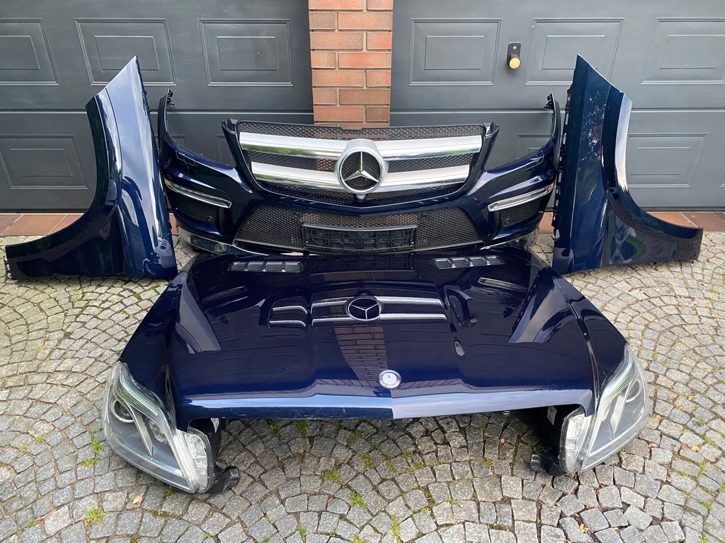 MERCEDES GL W166 166 AMG PRZÓD KOMPLETNY IDEALNY - 9427606037 ...