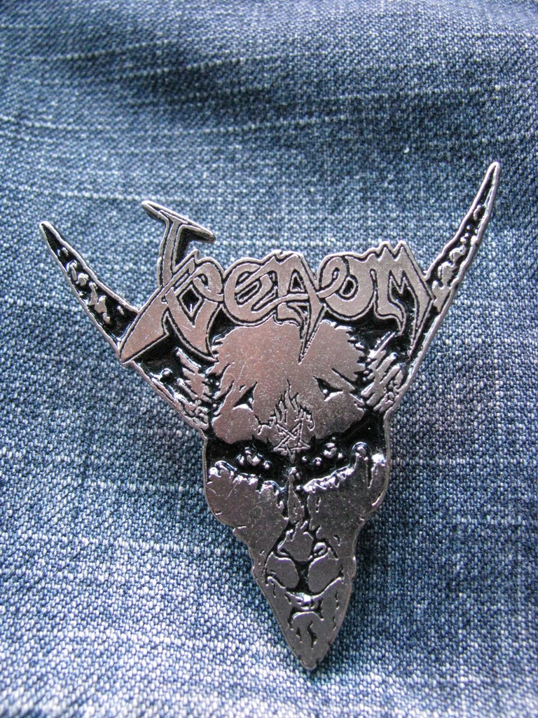 VENOM black metal pin metalowy przypinka - 9708299494 - oficjalne ...