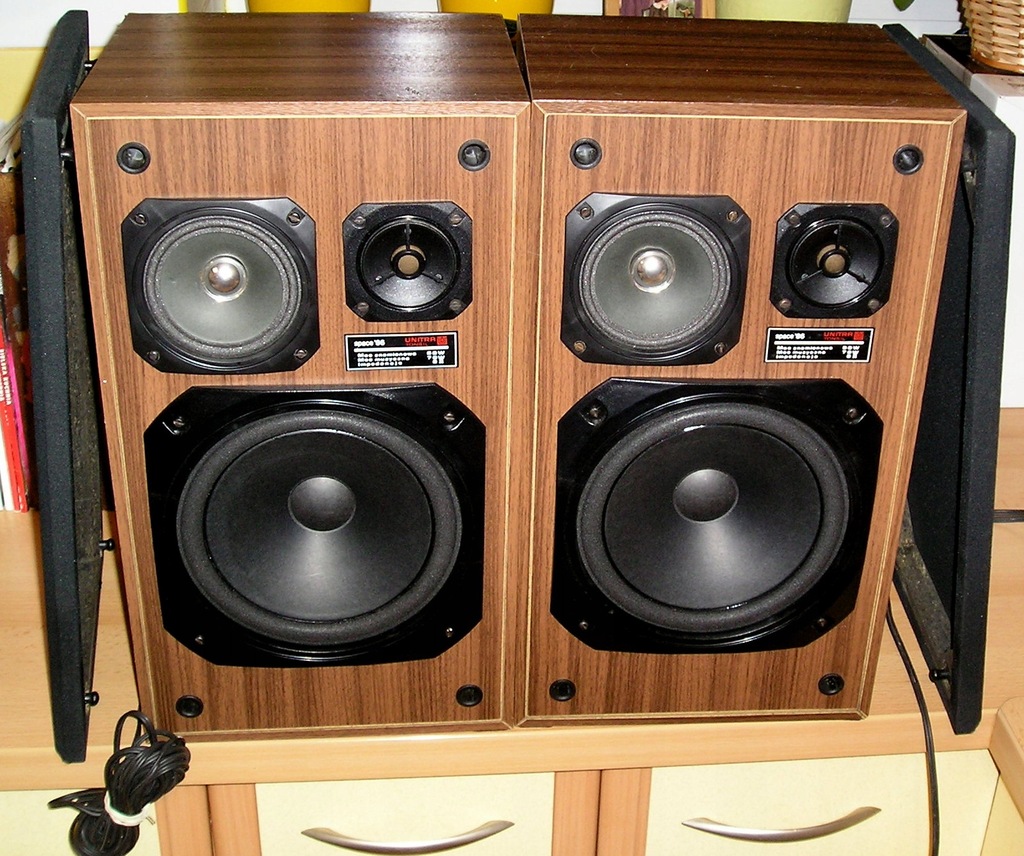 Kolumny Unitra Tonsil Space 86 brązowe zestaw nr 2 - 12743195453 ...