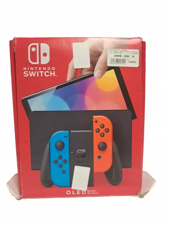 KONSOLA NINTENDO SWITCH OLED HAC-002 - 13133076412 - oficjalne archiwum ...