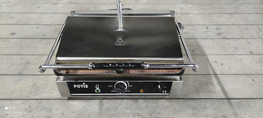 GRILL ELEKTRYCZNY KONTAKT POTIS RYFLOWANY PK 2745E - 12908066888 ...