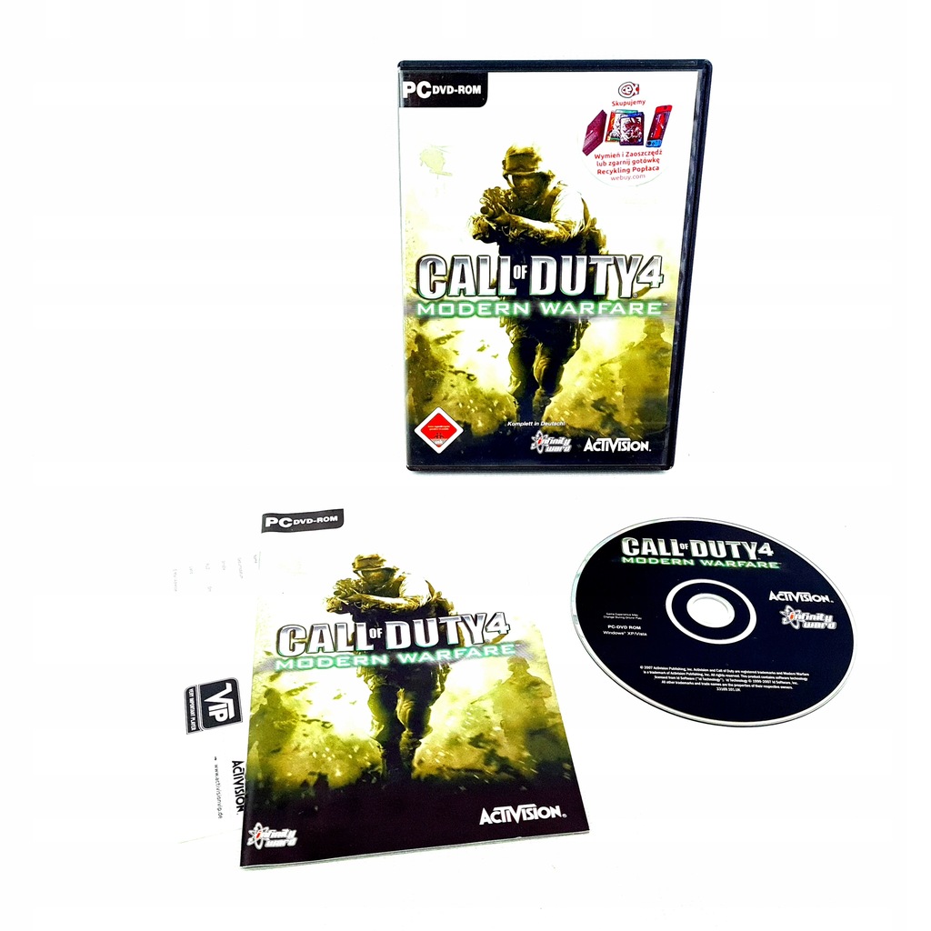 CALL OF DUTY 4 IV MODERN WARFARE PC - 12123041163 - oficjalne archiwum ...